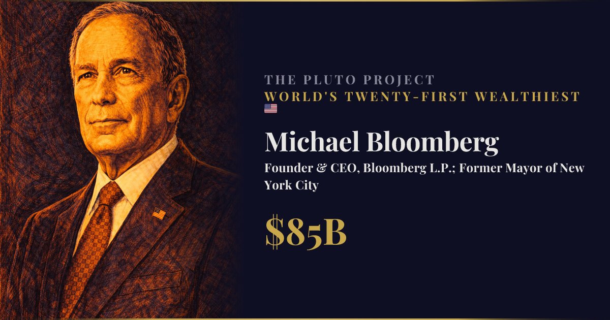 Michael Bloomberg Net Worth in Real-Time | The Pluto Project